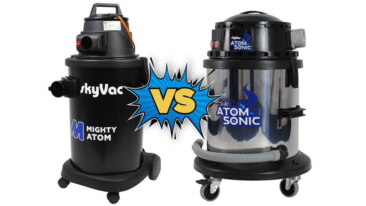 SkyVac Mighty Atom vs. Sonic Atom: How do you know which one you shoul – Clean Direct Inc.