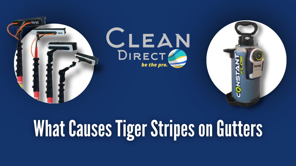 What Causes Tiger Stripes on Gutters and How to Remove Them? | Tools f – Clean Direct Inc.