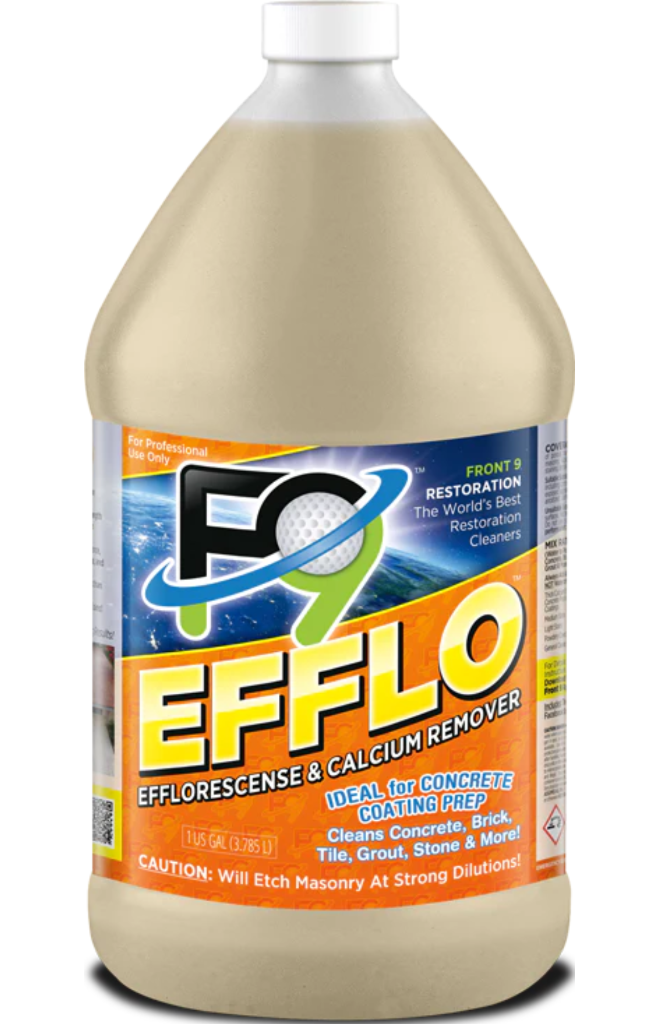 Front 9 Efflorescence & Calcium Remover – Acid Alternative Cleaner