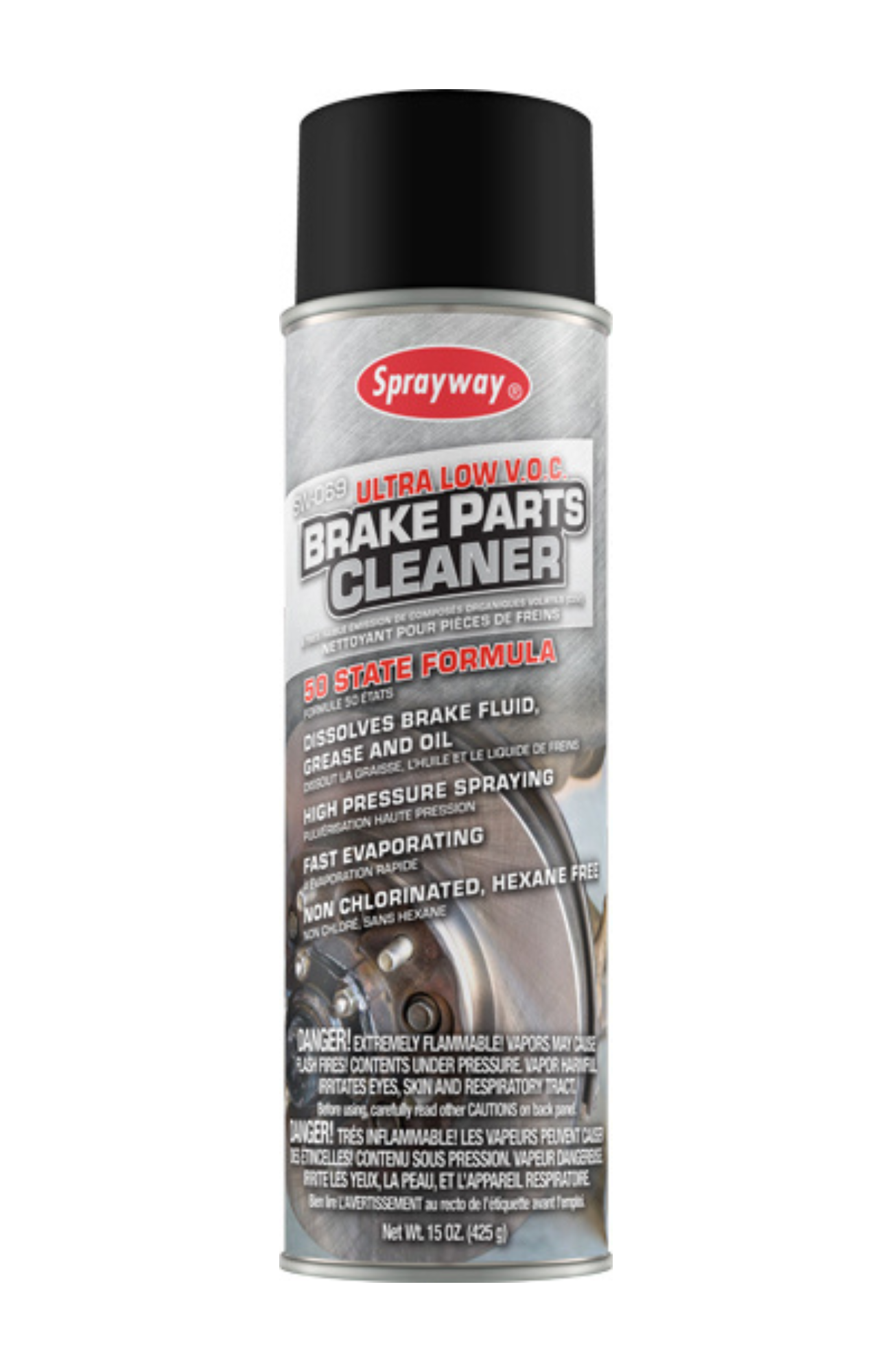 Sprayway SW069 Brake Parts Cleaner Ultra Low VOC 15oz