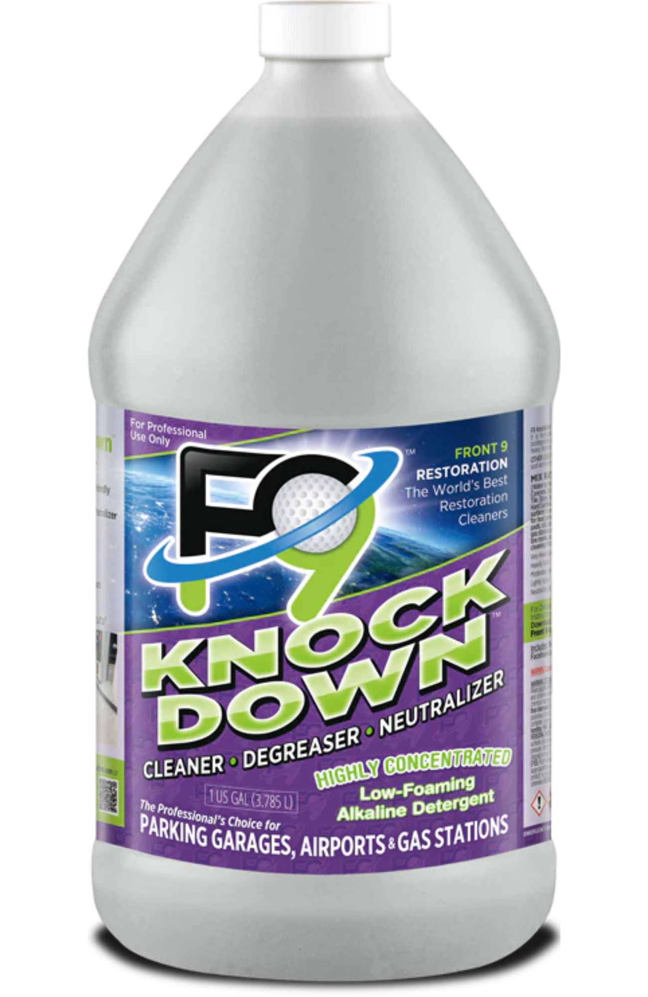 Front 9 Knockdown – Low-Foam Degreaser for Professional Cleaning